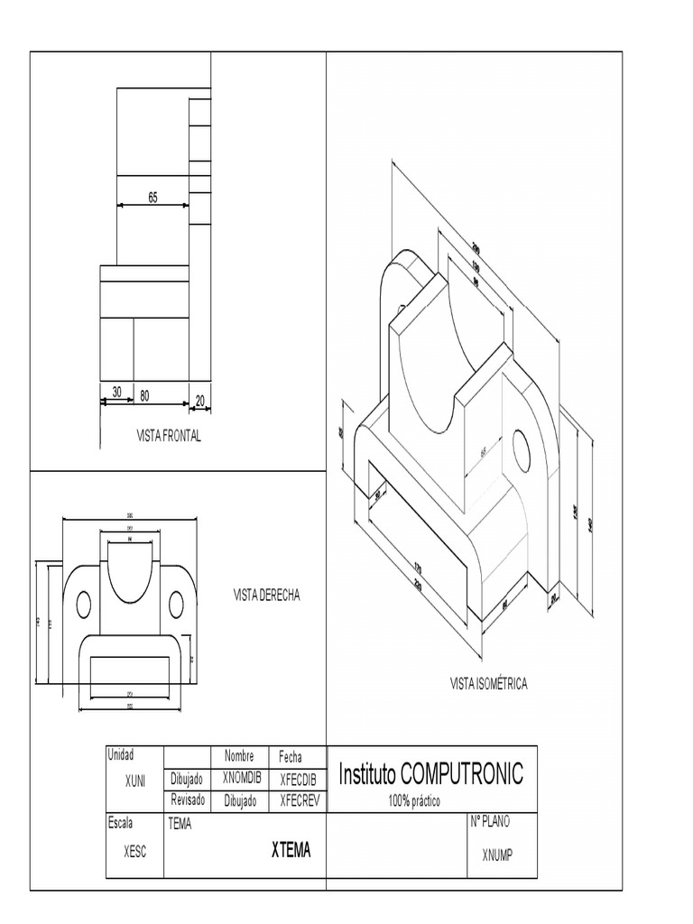 Planos Sencillos en AutoCAD | PDF