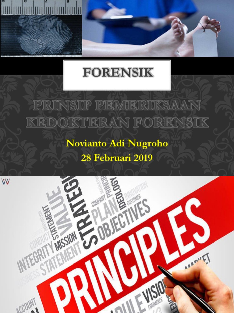 Prinsip Pemeriksaan Kedokteran Forensik | PDF