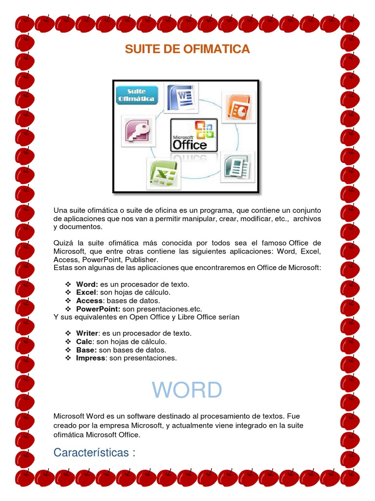 Introducción a Suites Ofimáticas | PDF | Microsoft Office | Software de ...
