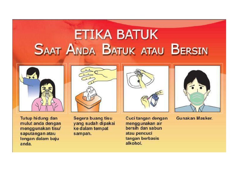 Stiker Etika Batuk | PDF