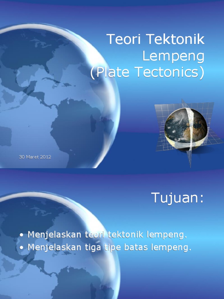 Teori Tektonik Lempeng | PDF | Plate Tectonics | Geophysics
