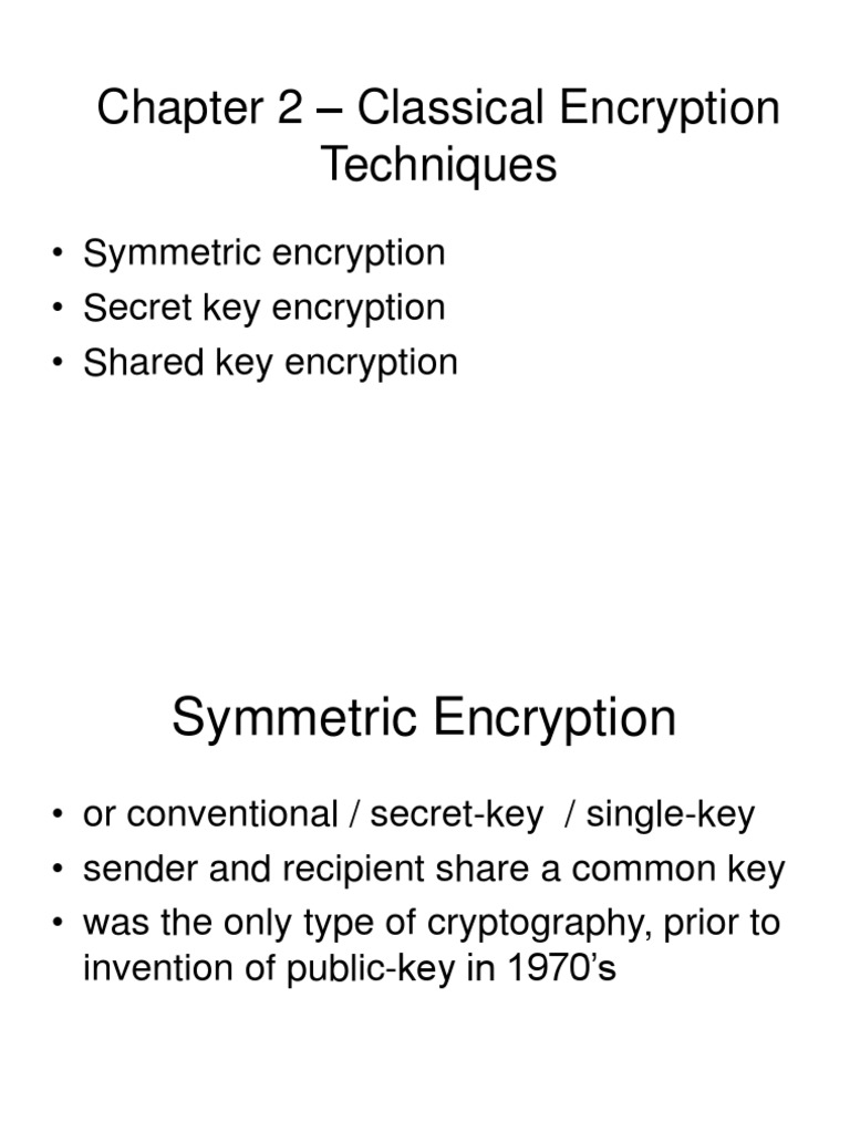 Classical | PDF | Cryptography | Cipher