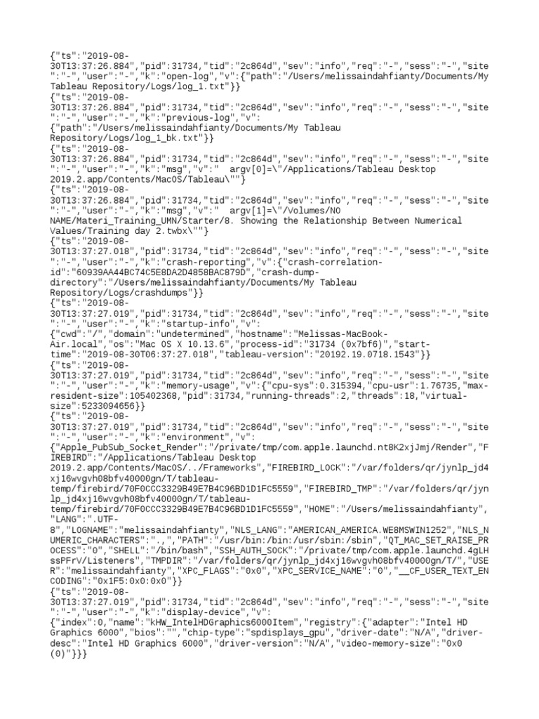 Log 1 | PDF | Computing Platforms | Operating System Technology