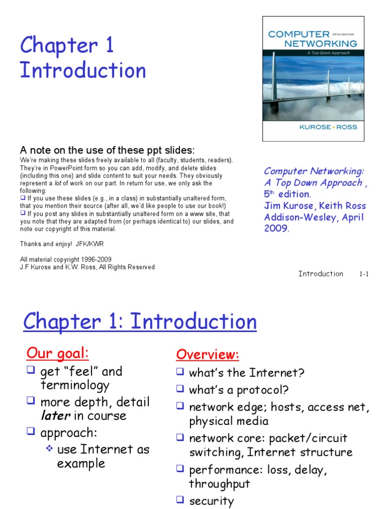 CH 1 | PDF | Packet Switching | Computer Network