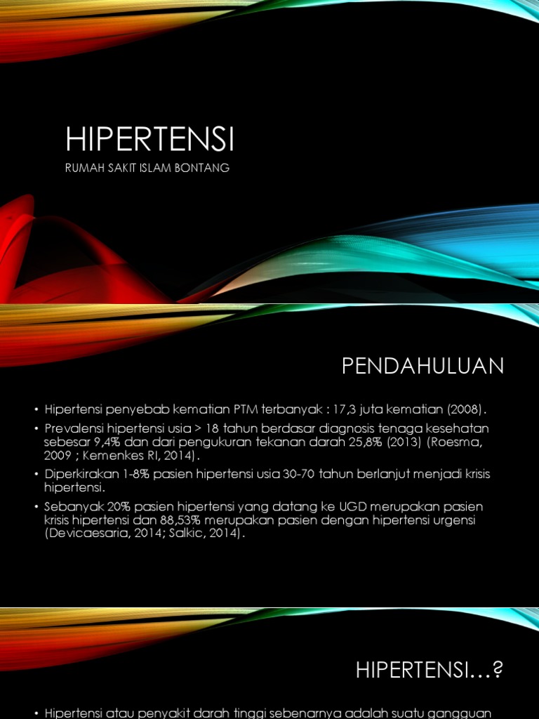 Hipertensi JNC 8 ESC | PDF