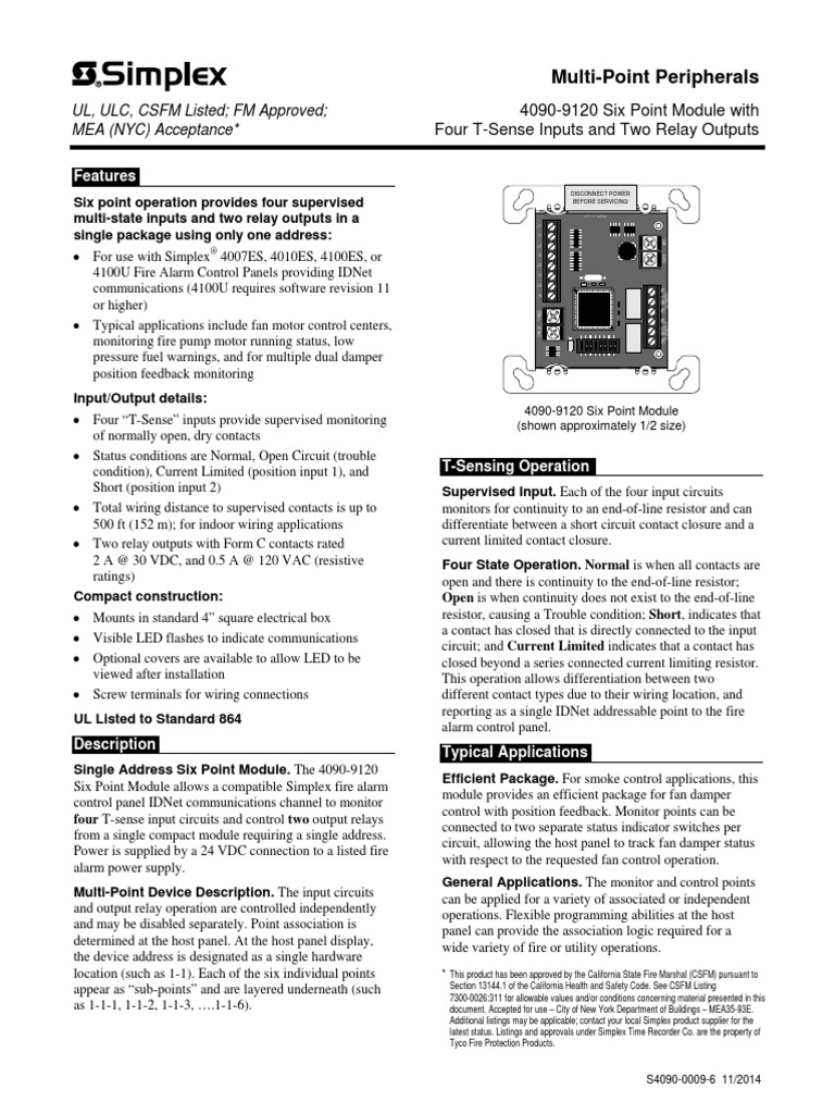 4090-9120 6-Point IO | PDF | Relay | Switch