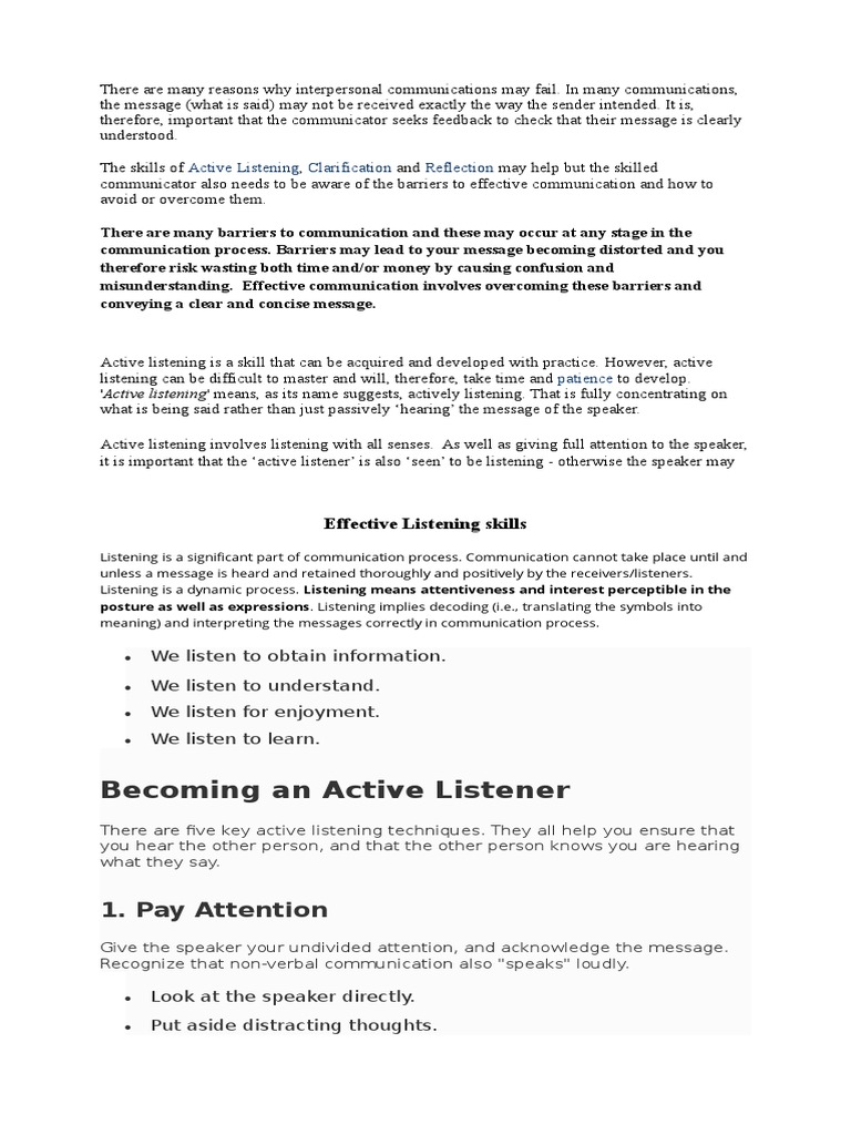 Communication Barriers | PDF | Nonverbal Communication | Body Language