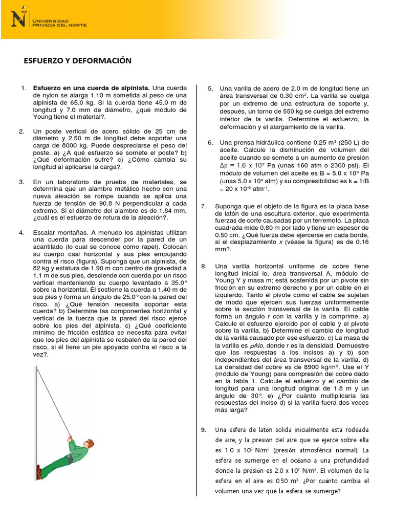 Practica de Esfuerzo y Deformacion | PDF | Fricción | Cantidades fisicas