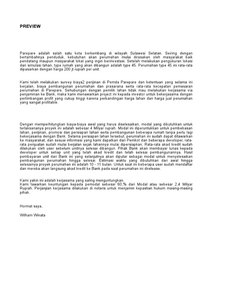 RAB Rumah Type 45 | PDF