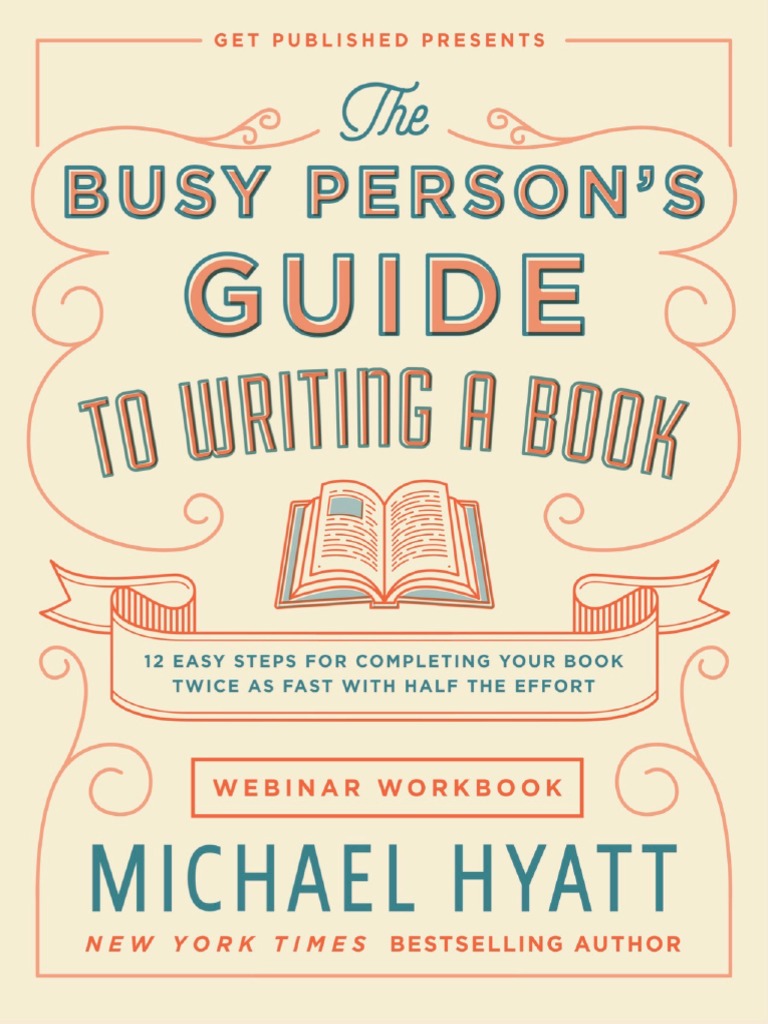 Get Published Workbook - The Busy Persons Guide To Writing A Book PDF ...