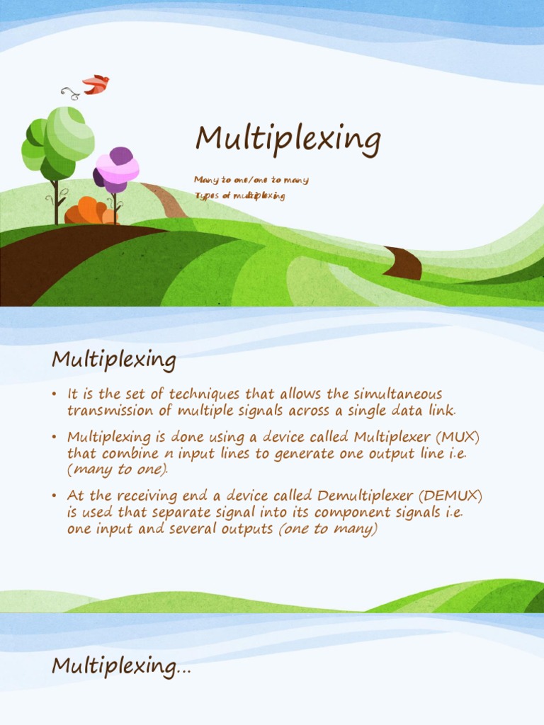 Multiplexing | PDF | Multiplexing | Physical Layer Protocols