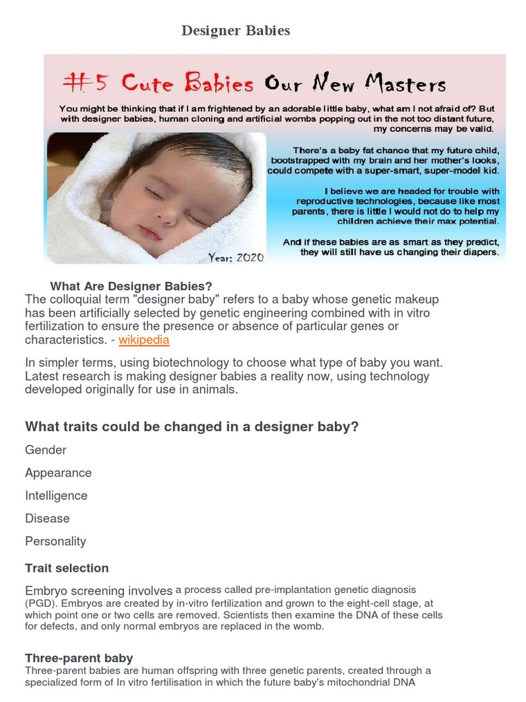 Designer Babies | PDF