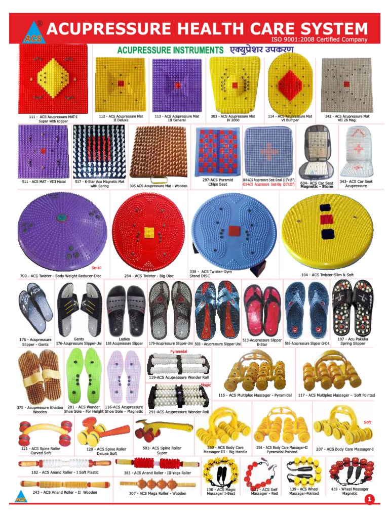 A Catalog of Acupressure Instruments from ACS Acupressure Health Care ...