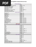Excel Short Keys Chartpdf PDF | PDF | Control Key | Microsoft Excel