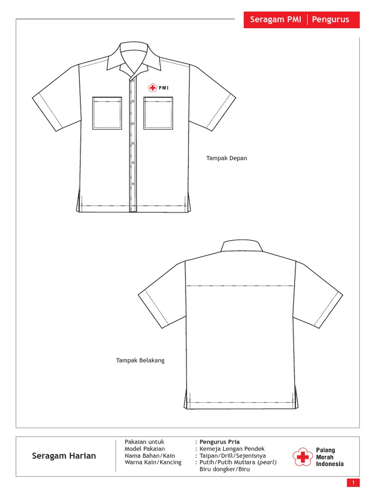 Panduan Seragam PMI PDF | PDF