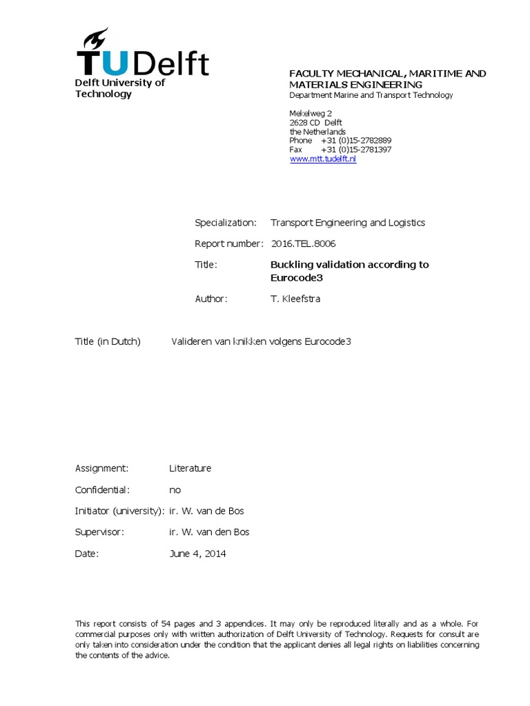Buckling Info As Per Eurocode PDF | PDF | Buckling | Bending