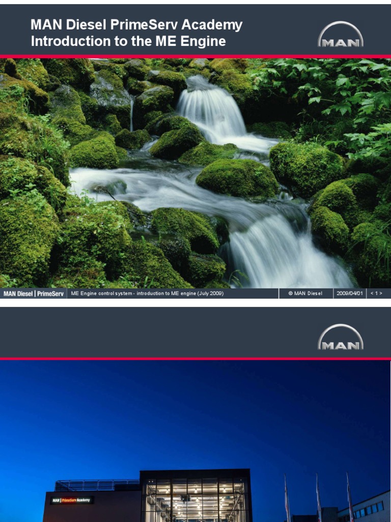 MAN ME Introduction To The ME Engine | PDF | Diesel Engine | Engines