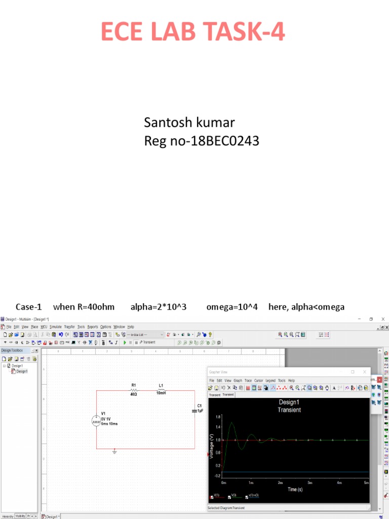 Ece Lab Task-4: Santosh Kumar Reg no-18BEC0243 | PDF | Technology & Engineering