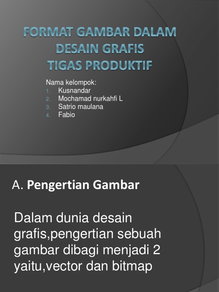 Format Gambar dalam Desain Grafis | PDF | Seni | Teknologi & Rekayasa