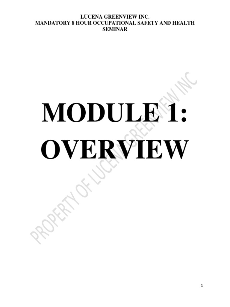 Handouts | PDF | Occupational Safety And Health | Fires