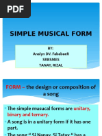 Understanding Musical Forms: Binary & Ternary | PDF | Musical Forms | Songs