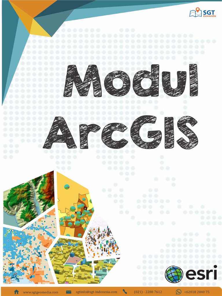 Modul ArcGIS SGT Geomedia PDF | PDF