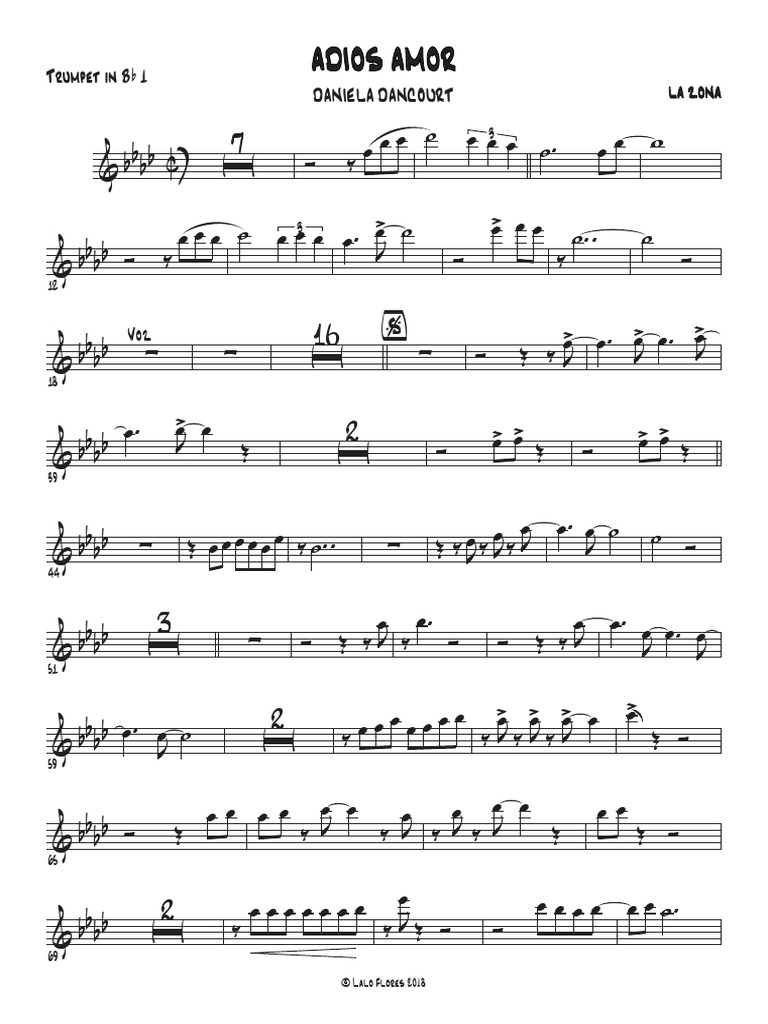 Daniela Dancourt - Adios Amor | PDF