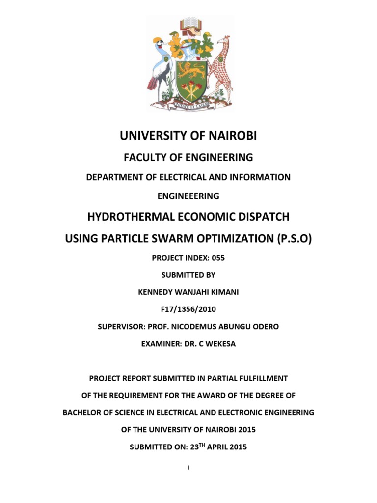 Optimal Dispatch Ot Genrating Units | PDF | Mathematical Optimization ...