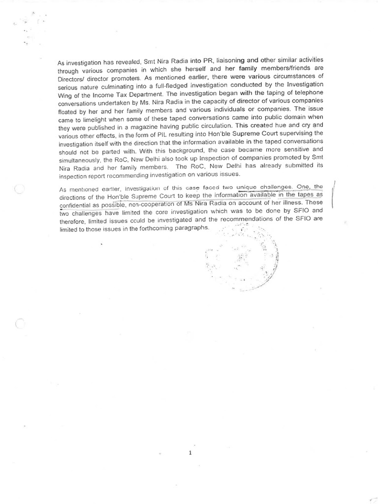 Investigation Into Nira Radia Recordings | PDF