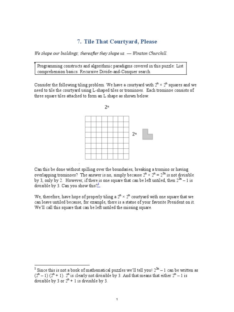 Mit6 S095iap18 Puzzle 7 | PDF | Discrete Mathematics | Algorithms