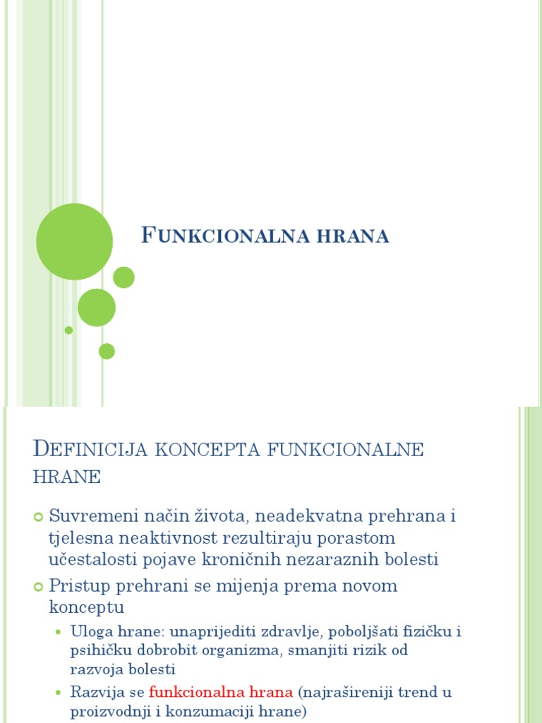 Funkcionalna Hrana | PDF