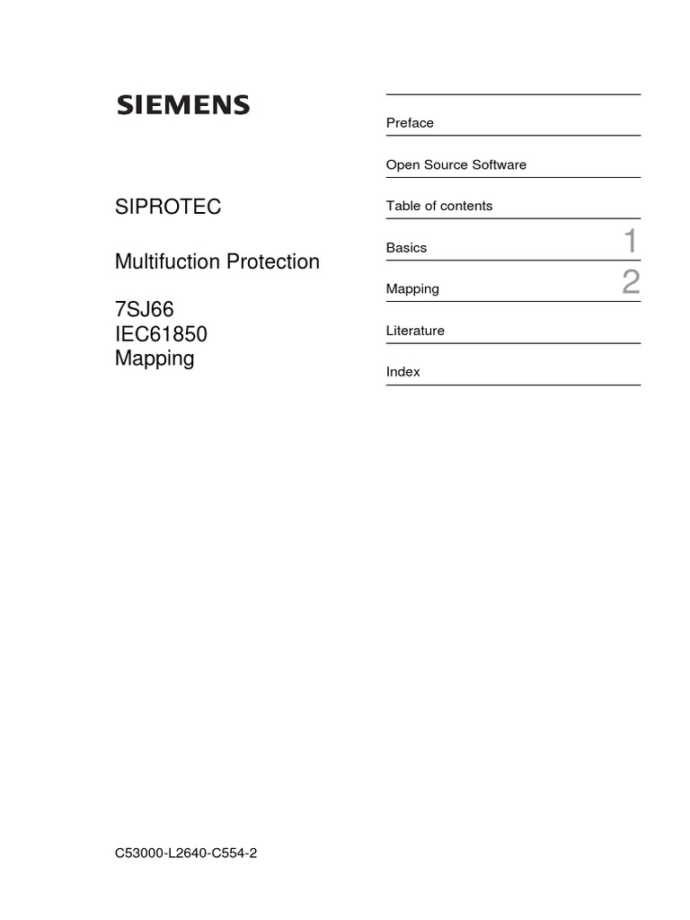 7SJ66 IEC 61850 Mapping | PDF | Object Oriented Programming | Source Code