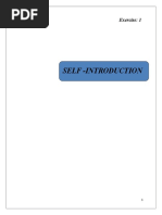 Pte Templates: Speaking - Personal Introduction | PDF | Essays | Argument