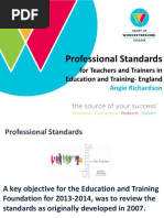 Dfe Teachers Standards 2011 | PDF | Teachers | Educational Assessment