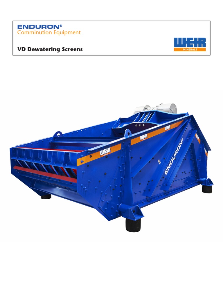AU0544 Enduron Dewatering Screen Brochure AUS A4 | PDF | Industrial ...
