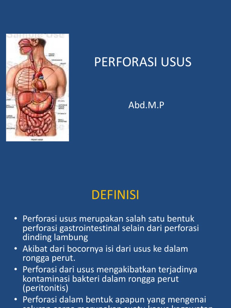 Perforasi Usus | PDF