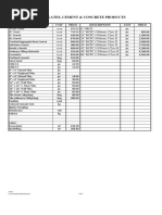 Rebar Cutting List Template | PDF | Building Materials | Materials