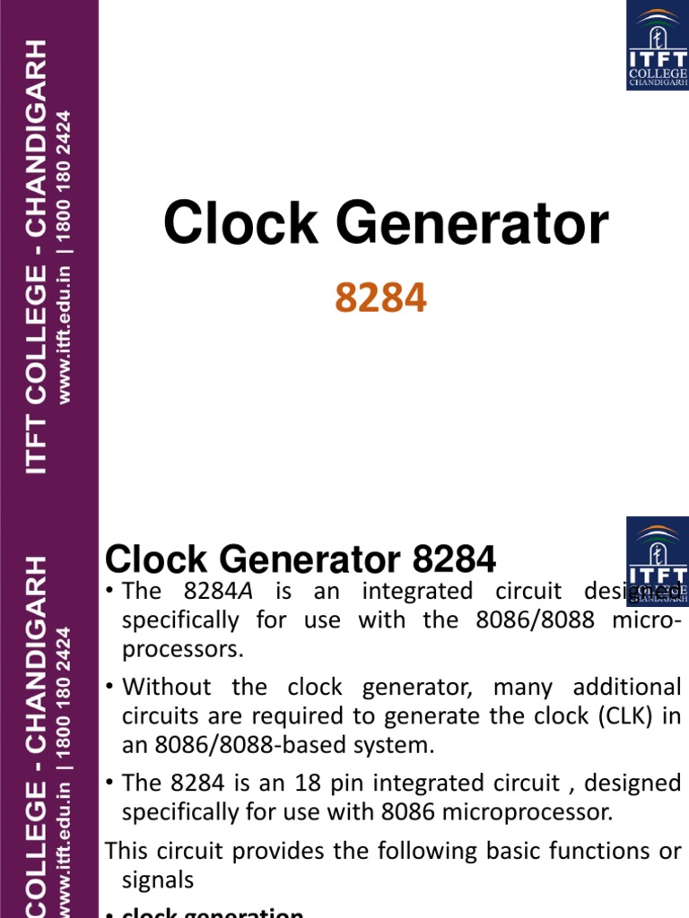 Clock Generator | PDF | Electronic Oscillator | Digital Electronics