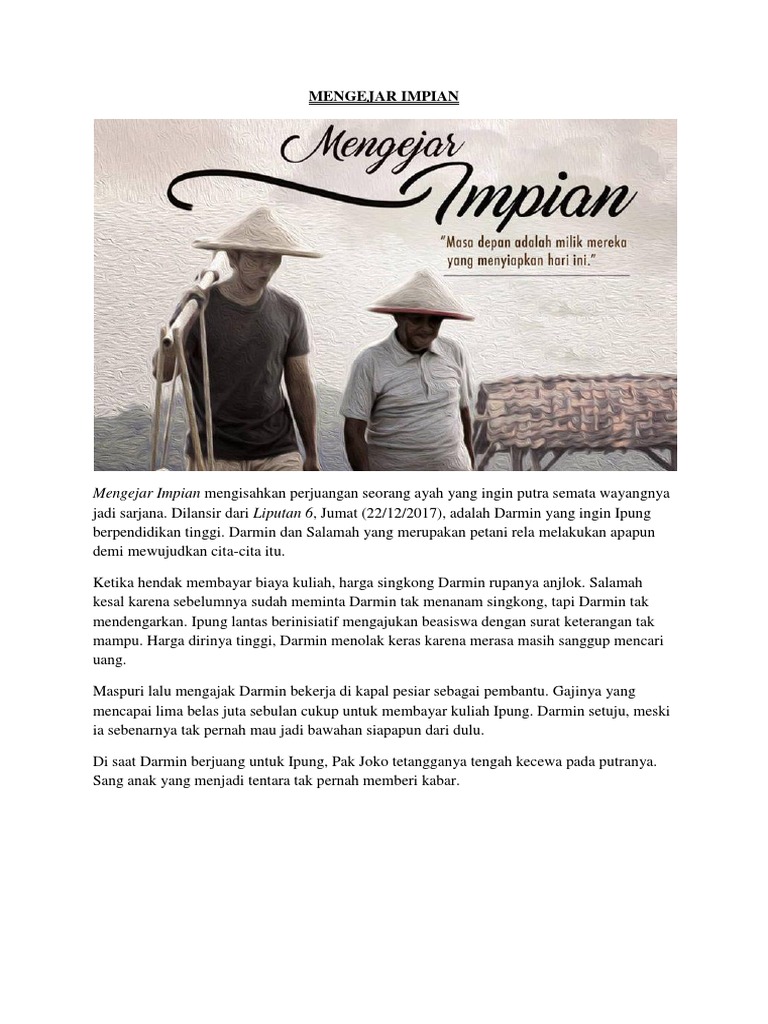 Mengejar Impian | PDF