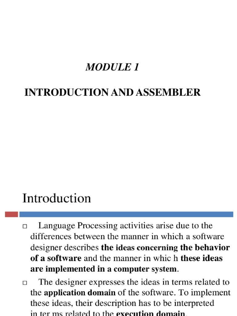 Introduction and Assembler | PDF | Assembly Language | Computer Science