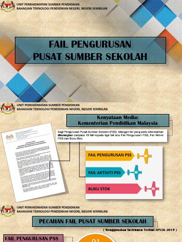 Fail Pengurusan Pusat Sumber Sekolah | PDF