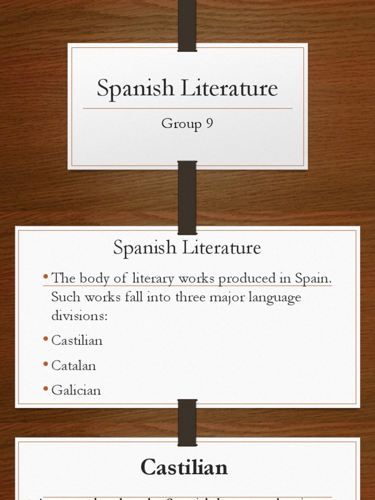 Overview of Spanish Literary History | PDF | Spanish Literature | Spain