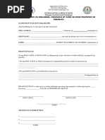 Kasunduan Form | PDF