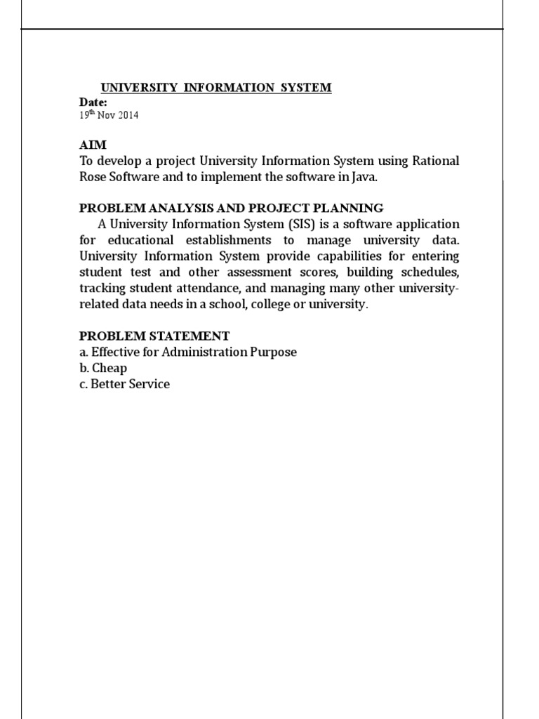 UML Diagram For University Information S | PDF | Use Case | Databases