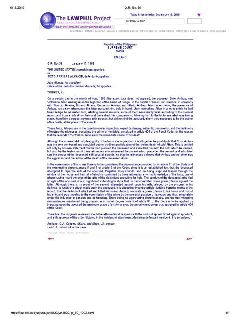 2.) US v. Alcacid PDF | PDF | Assault | Mitigating Factor