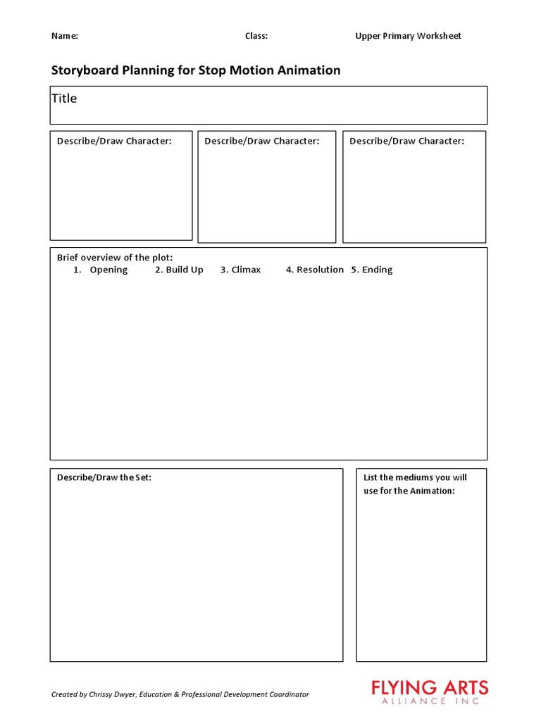Storyboard Template