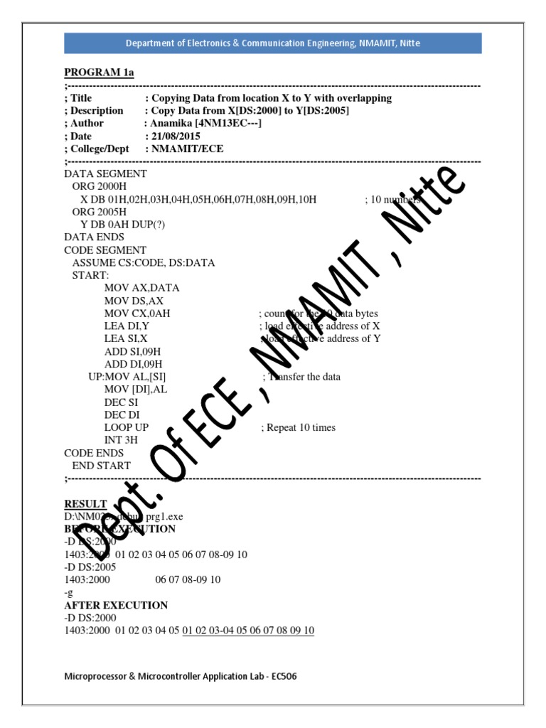 MP and MC Lab Solution Manual | PDF | Binary Coded Decimal | String ... MP and MC Lab Solution Manual | PDF | Binary Coded Decimal | String ...