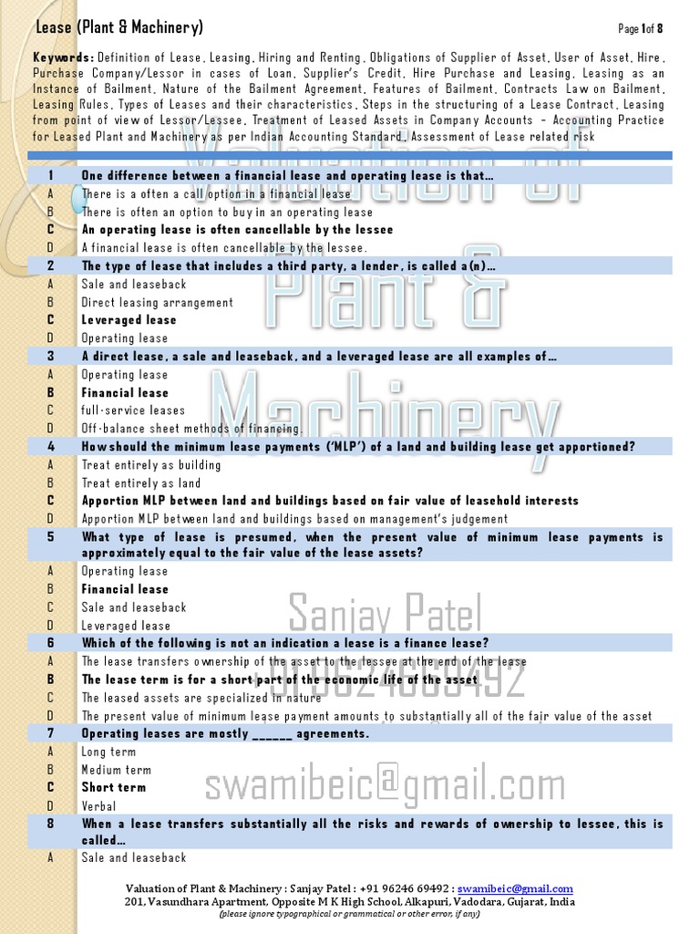 Understanding Leases: An In-Depth Review of Key Lease Concepts, Types ...