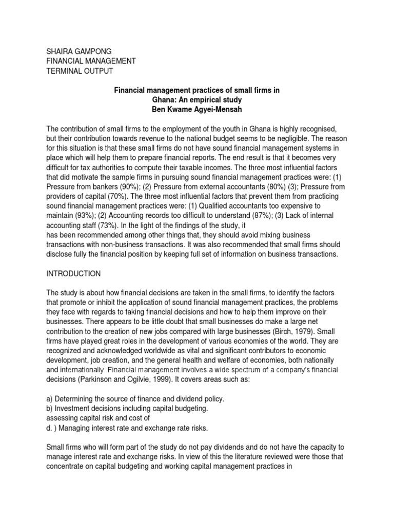 Terminal Output | PDF | Small Business | Employment