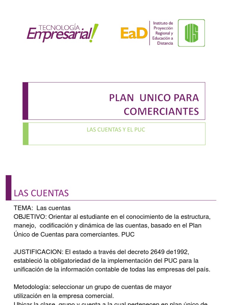 Estructura y Codificación del PUC | PDF | Bancos | Contabilidad